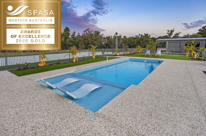 SPASA WA Awards of Excellence - The Siena takes gold - Aqua Technics Pools